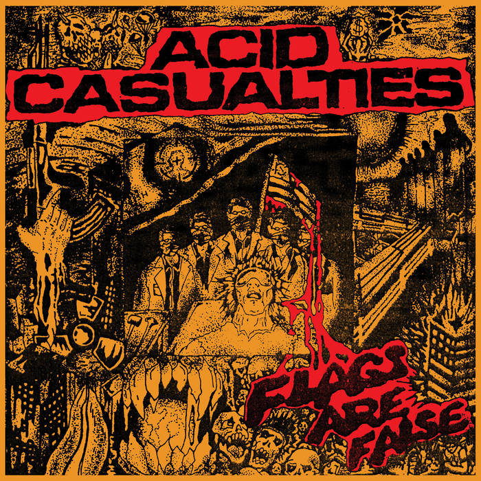 Buy Acid Casualties - "Flags Are False" LP at Emissions Record Shop ...